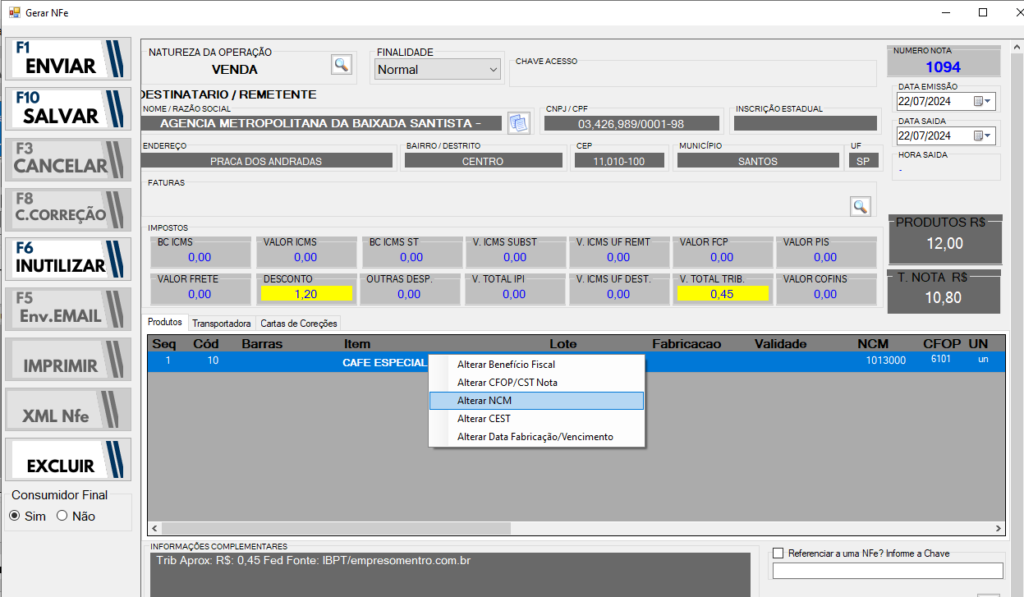 165 – Como alterar o NCM na NFe – WIKI Fisrt Soluções